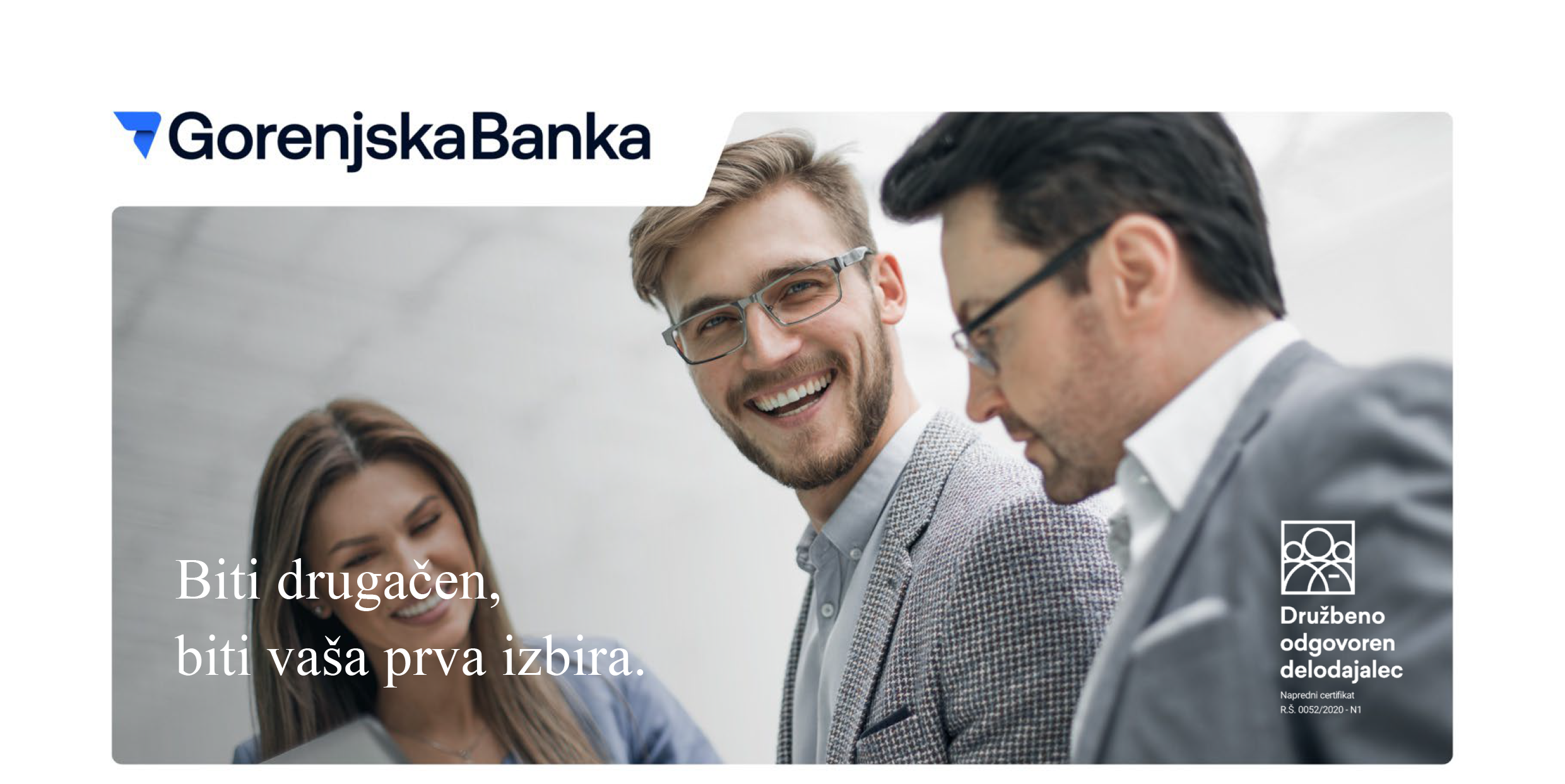 Svetovalec pravnim osebam za mikro segment (m/ž) - Gorenjska banka d.d ...